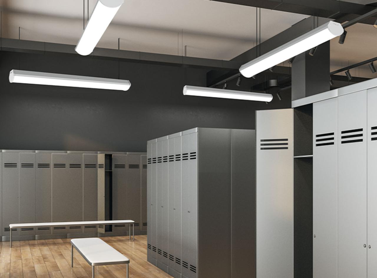Locker rooms - Applications - Pa-Co Lighting Inc.